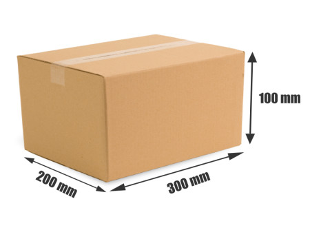 Kartondoboz 200x300x100mm F0201 31BC TFL - ELASTIC KFT.